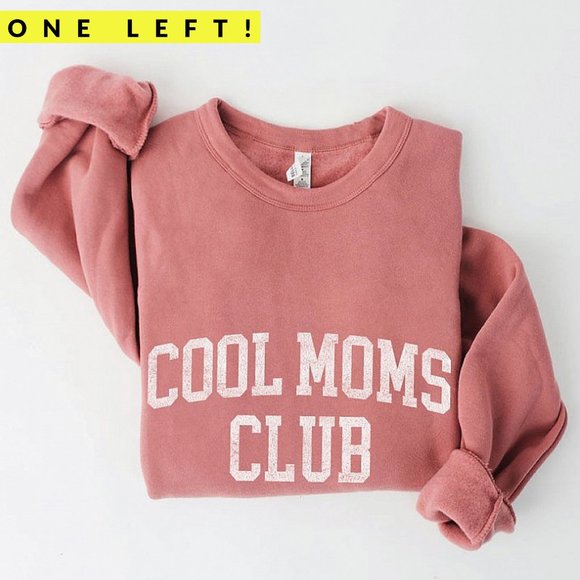 Oat Collective | Tops | Cool Moms Club Oversized Graphic Sweatshirt ...